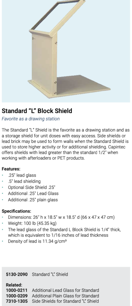 “L” Block Shield – NUCLEAR SYSTEM